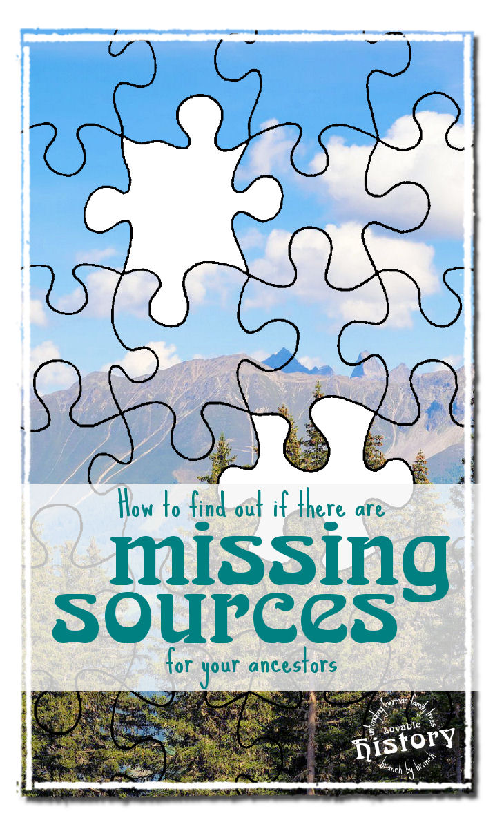 How to find replacements for missing sources