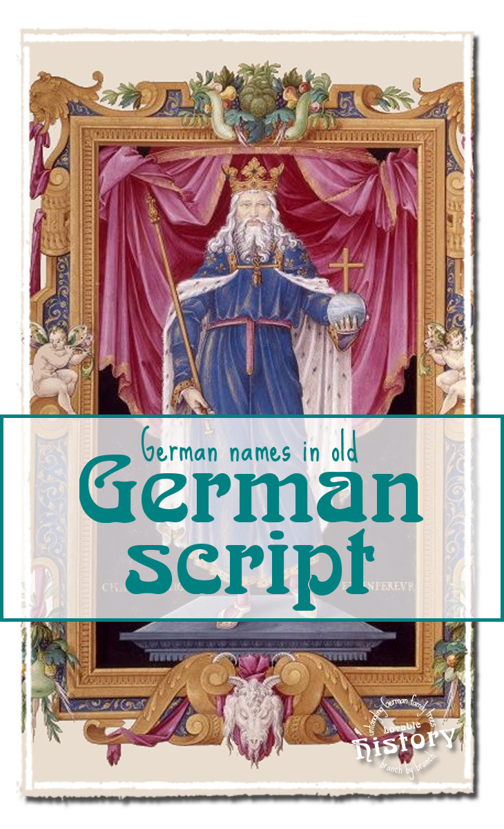 Kurrent, Suetterlin and Fraktur all belong to the old German scripts
