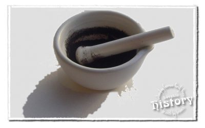 Make your own Thorn Crust Ink for a medieval girdle book